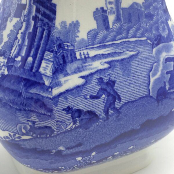 Early Spode ‘Italian Blue’ Coffee Pot & Lid