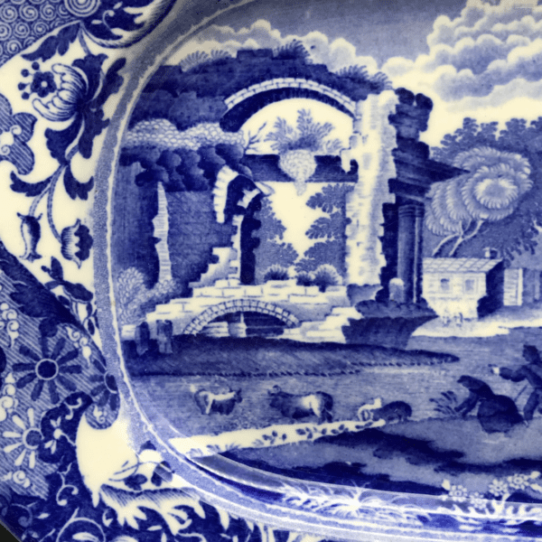 Very Early Copeland Spode ‘Blue Italian’ Platter