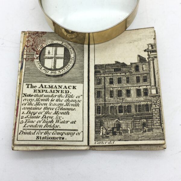 Very Rare Miniature ‘1799 London Almanac’ (George III) - Keepsakes